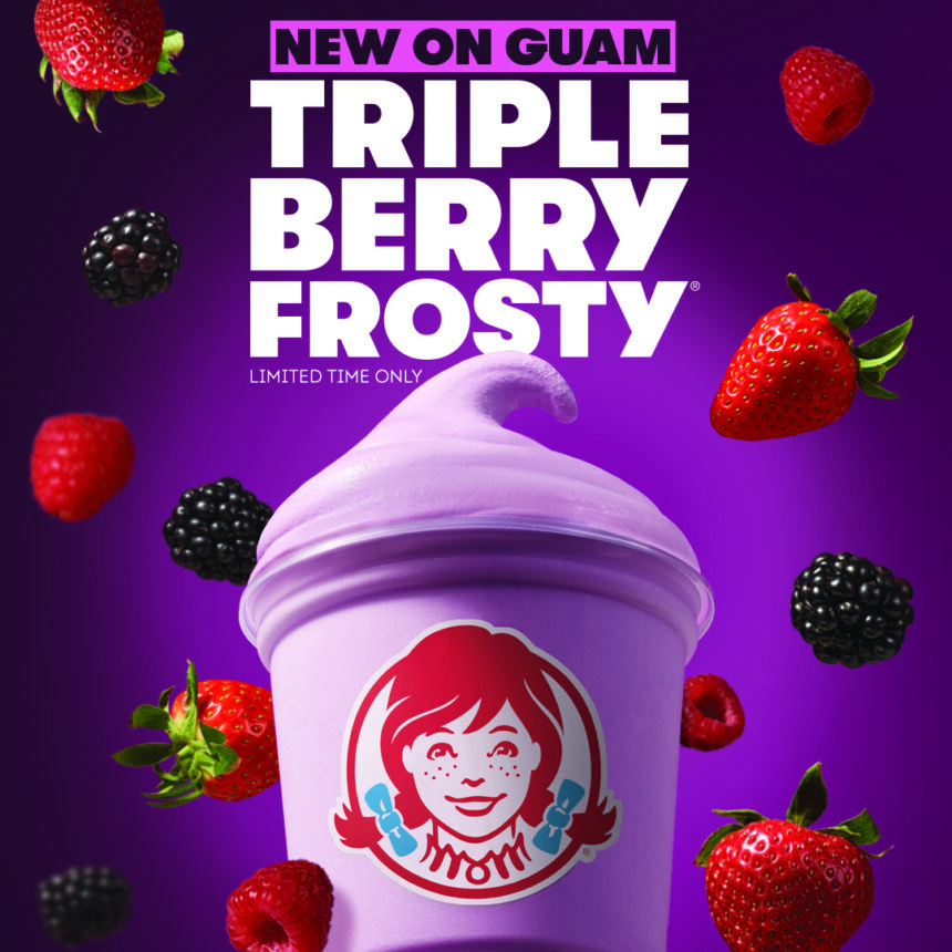 Wendy's Triple Berry Frosty - GPO Guam